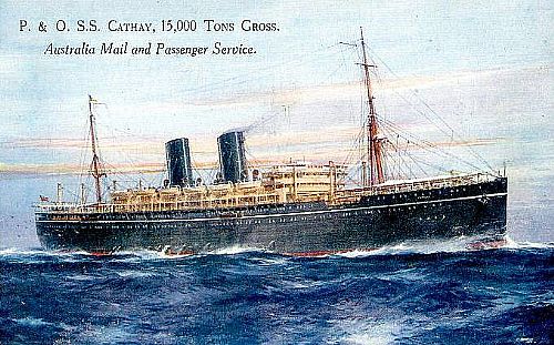 S.S. Cathay postcardArt Blart _ art and cultural memory archive