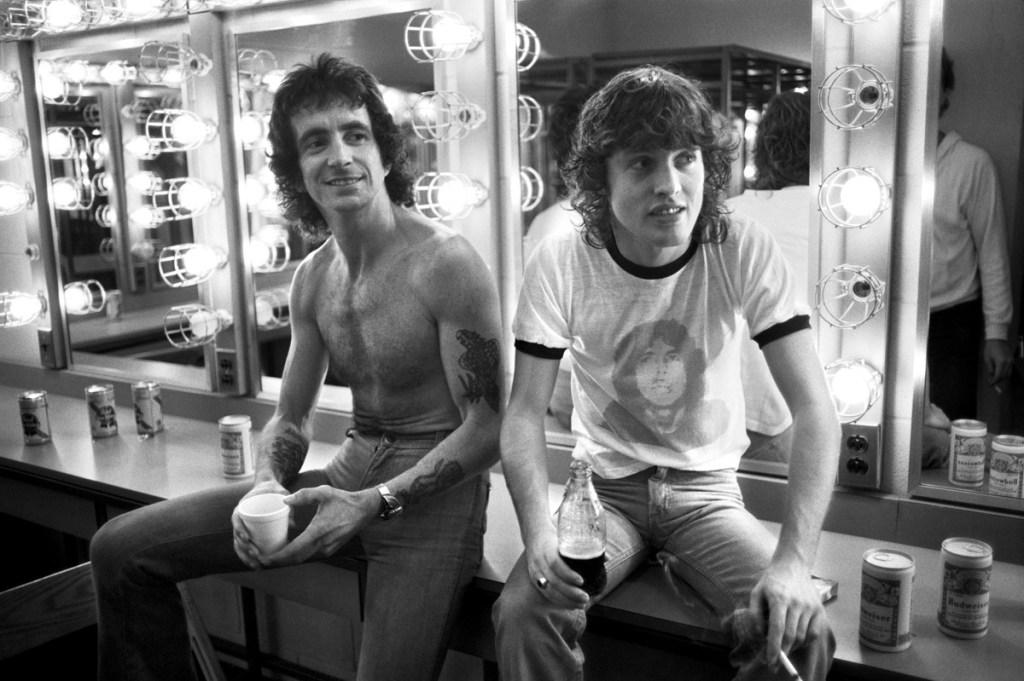 Bon Scott and Angus YoungArt Blart _ art and cultural memory archive