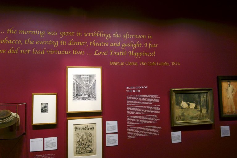 'Bohemian Melbourne' at the State Library of Victoria, Melbourne