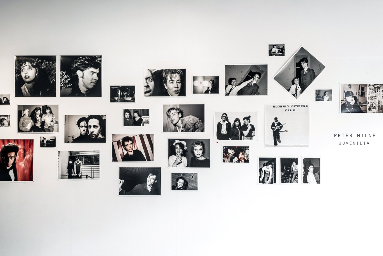 Peter Milne Nick Cave and Rowland S Howard after Birthday Party gig ...