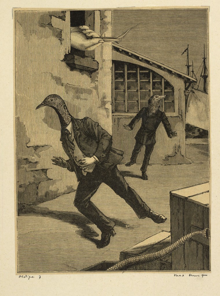 Max Ernst Young Man Intrigued by the Flight of a Non-Euclidean Fly ...