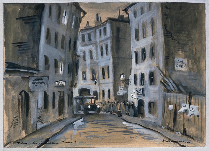 Erich Kettelhut and Fritz Lang Set design for The NibelungenArt Blart ...