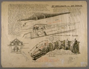 Erich Kettelhut and Fritz Lang Set design for The NibelungenArt Blart ...