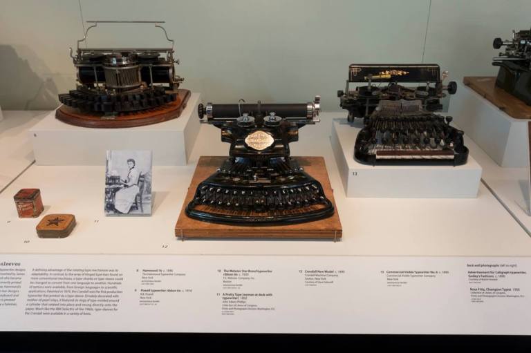 'The Typewriter: An innovation in Writing' at SFO Museum