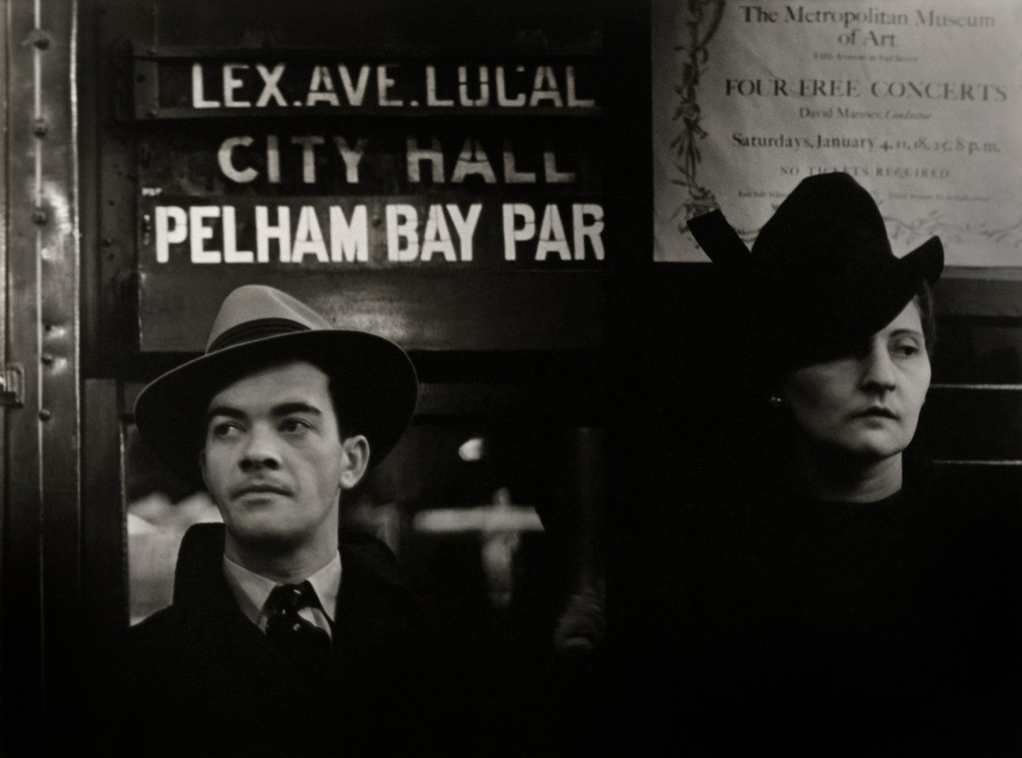 'Walker Evans – Subway portraits' 1938-1941