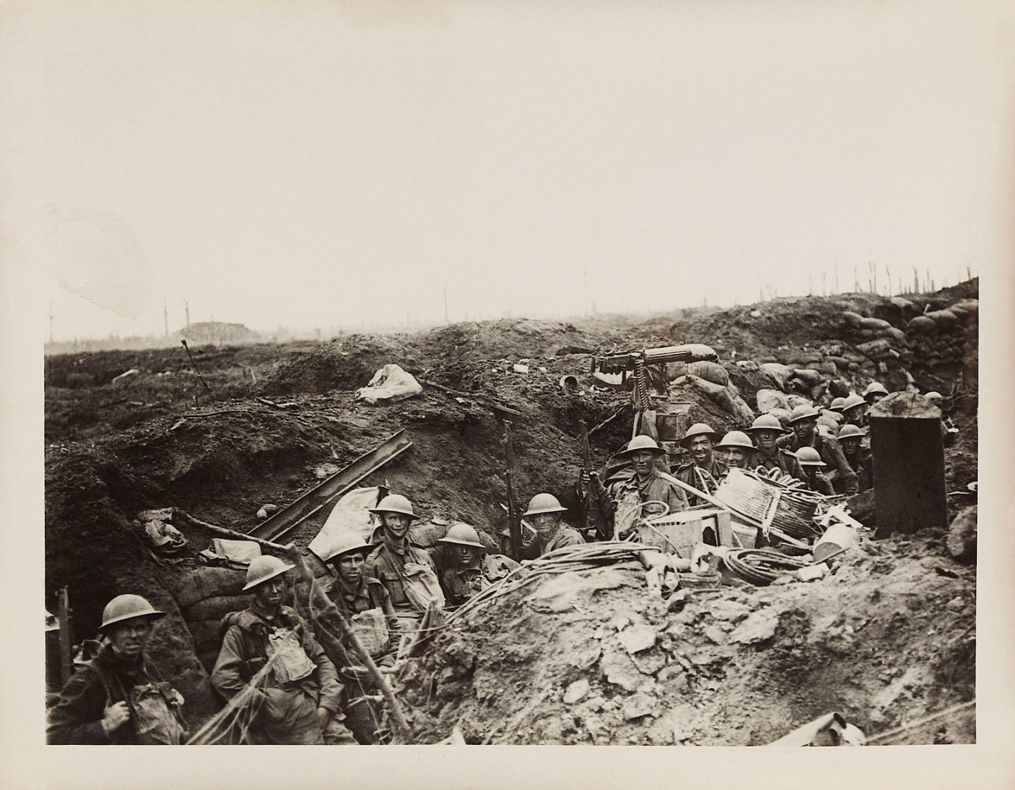 Frank Hurley Soldiers of the AIF on the Western Front First World War