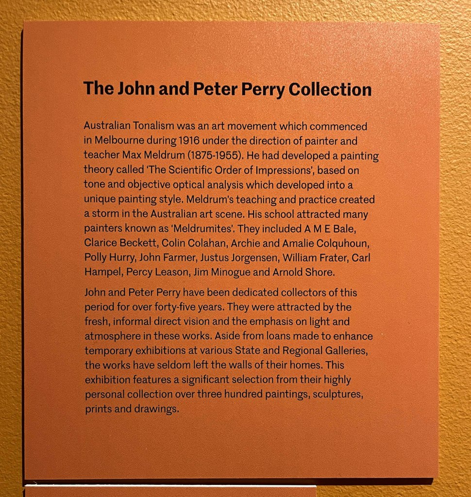 'Australian Tonalism: A selection from the John & Peter Perry Collection'